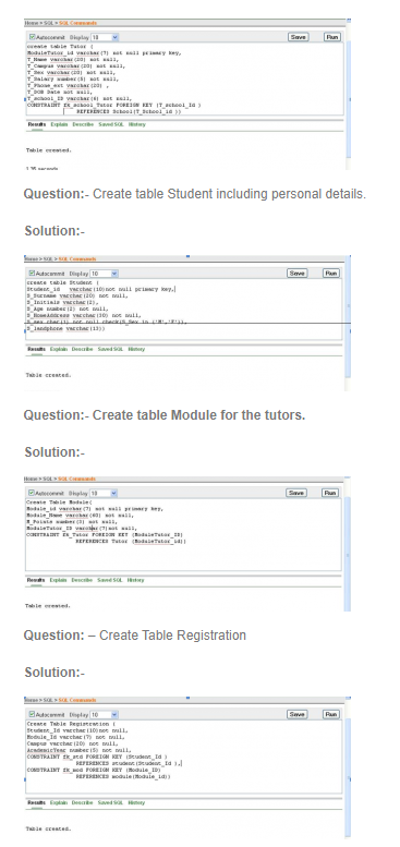 Data Manipulation Sql Homework Help
